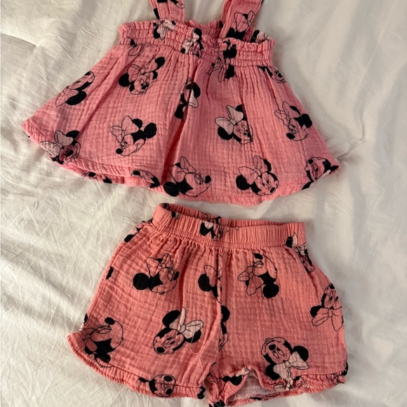 Disney | Matching Sets | Disney Pink Minnie Mouse Kids Matching Set ...